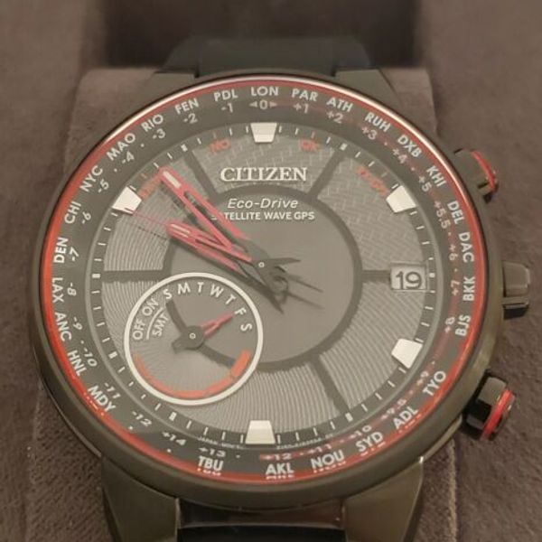 RED CITIZEN SATELLITE WAVE GPS CC3039-08E | WatchCharts Marketplace