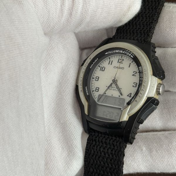 Vintage Casio WS-300 Ana-Digi Illuminator Menâ s Watch Mod. 2329 JDM ...