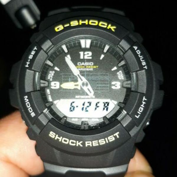 Casio Gshock dual display module#5158 ESF digital Diver 200 M water ...
