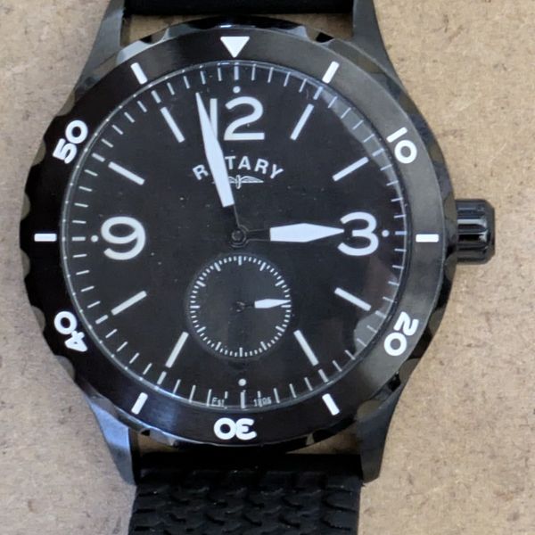 Boxed Rotary Utilitarian / Commando Field Watch GS03074 Black Military ...