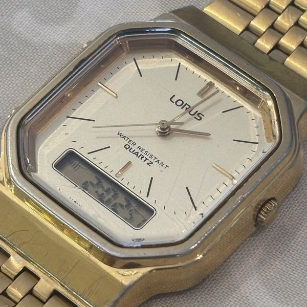 Vintage Lorus Quartz Menâ s Quartz Watch V041 5020 Made By Seiko ...