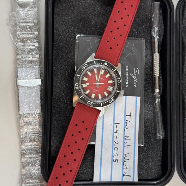 [WTS] Seestern 62MAS Red Diver V3 - $130 | WatchCharts Marketplace