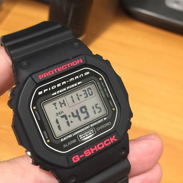 Authentic GSHOCK “ Spider-Man 3” Collaboration | WatchCharts Marketplace