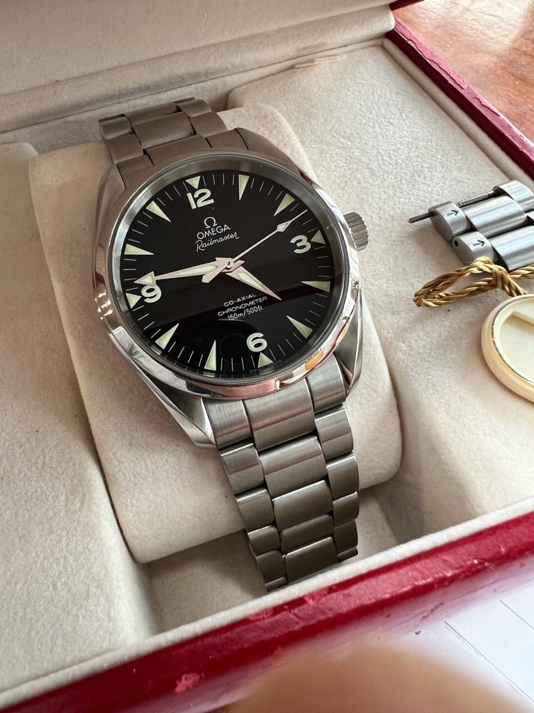 [$2695 USD] FS Omega 2503.52 29mm Railmaster | WatchCharts