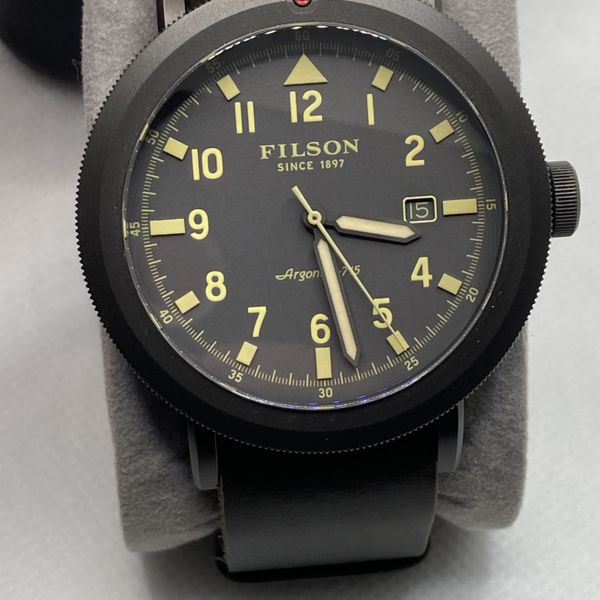 Filson (Shinola) Scout black PVD | WatchCharts Marketplace