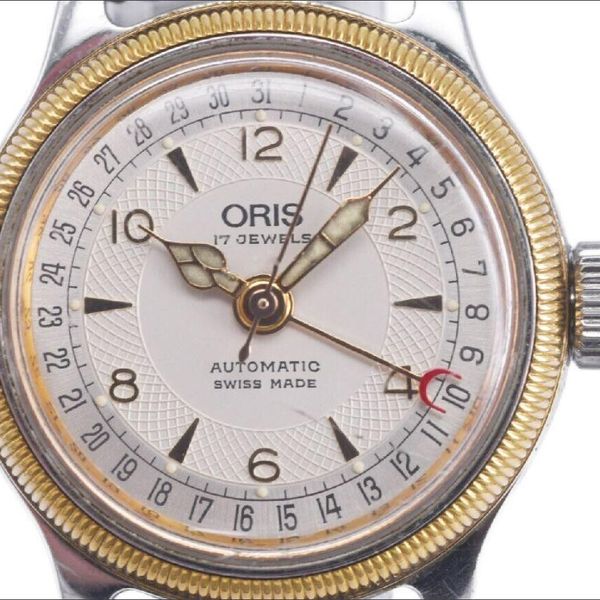 ORIS Pointer Date 7464 Big Crown 27mm Automatic Gold Bezel Women's ...