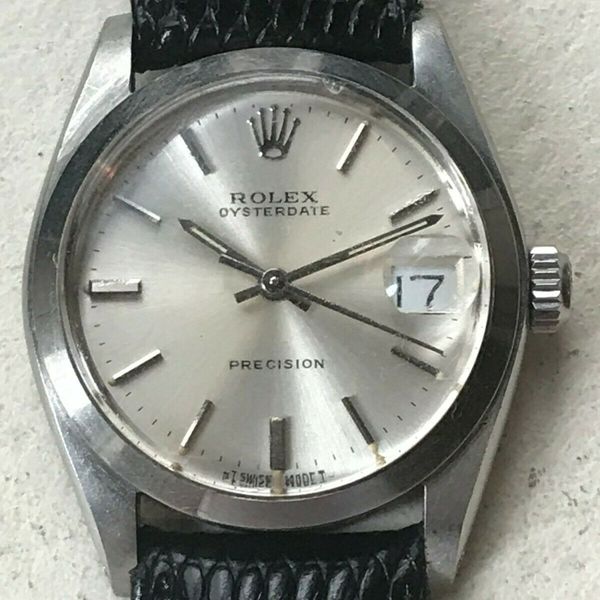 Original Rolex Oysterdate Midsize w/ Lizard Grain Strap | WatchCharts