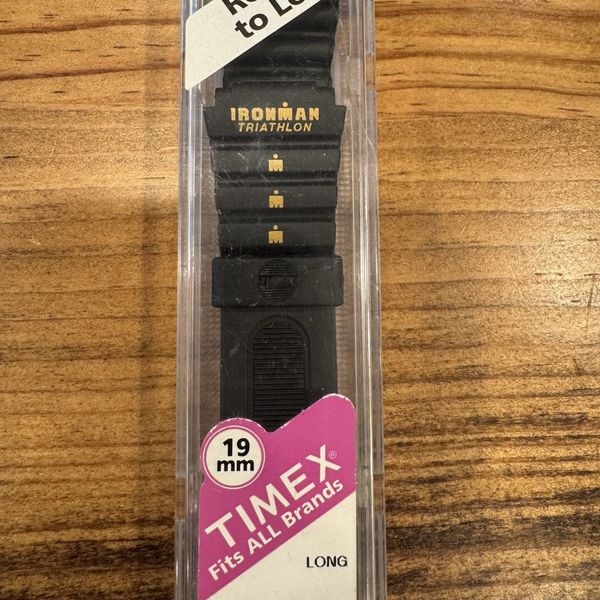 18mm Vintage Timex Ironman Triathlon Watch Band - YELLOW/BLACK - NEW ...