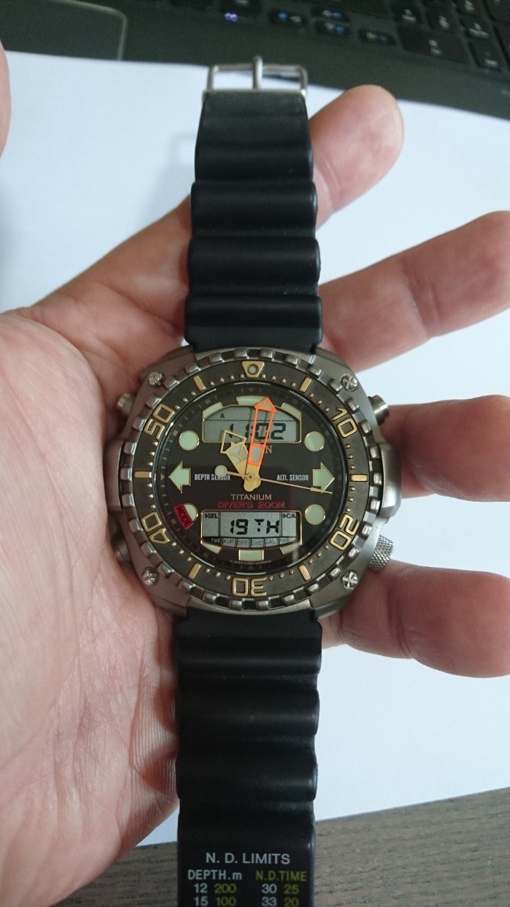 FS: Rare Citizen Diver Promaster Aquamount JP3020-05E (Titanium) - Mint ...