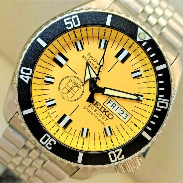 Seiko ProDiver automatic 'SKX007' 7S26-0020 SUB200T professional Mens ...