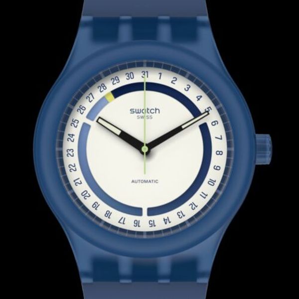 New Swatch Sistem51 Hodinkee Stoplight Automatic Watch Neon Remix 42mm ...