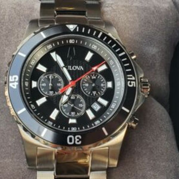 Bulova Men's Chronograph Stainless Steel Watch # 98B337 | WatchCharts ...