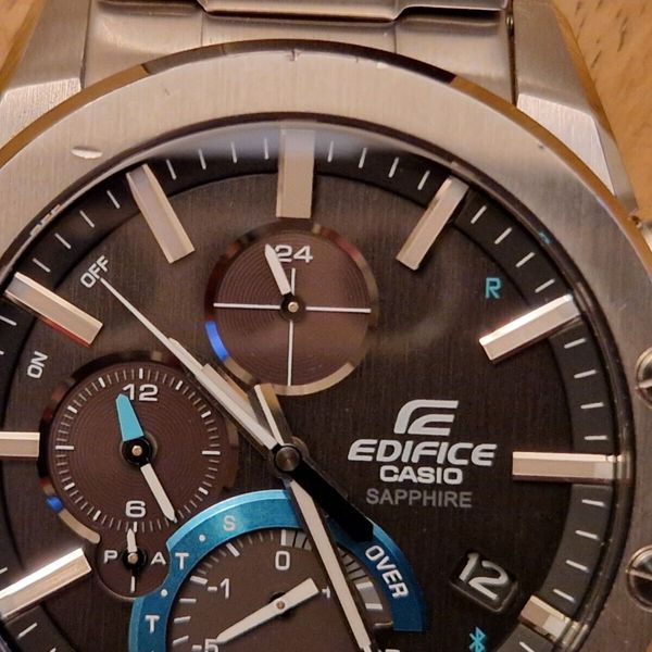 Casio Edifice Slim Bluetooth Solar Sapphire Glass EQB-1000D Watch ...