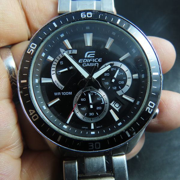 EFR-552 Casio Edifice Chronograph 24 Hours Quartz Men Watch ...