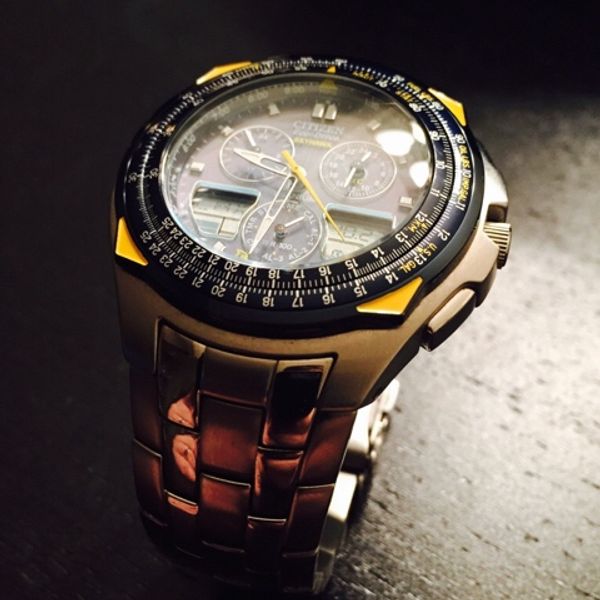 Couple of Citizen Skyhawk Blue Angel and a GShock | WatchCharts Marketplace