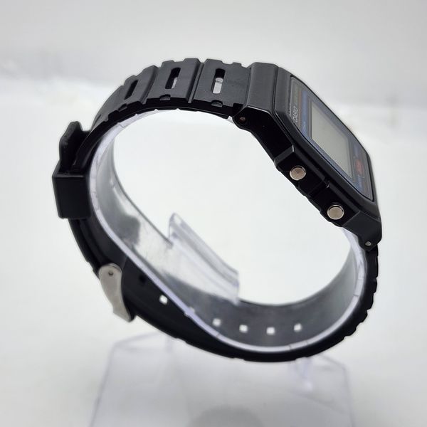 VINTAGE CASIO W-71 ALARM CHRONOGRAPH LITHIUM BLACK MEN'S WATCH NEW ...
