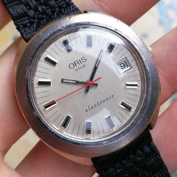 Vintage ORIS Star Electronic - 1970s - Dynotron ESA 9154 - Swiss Made ...