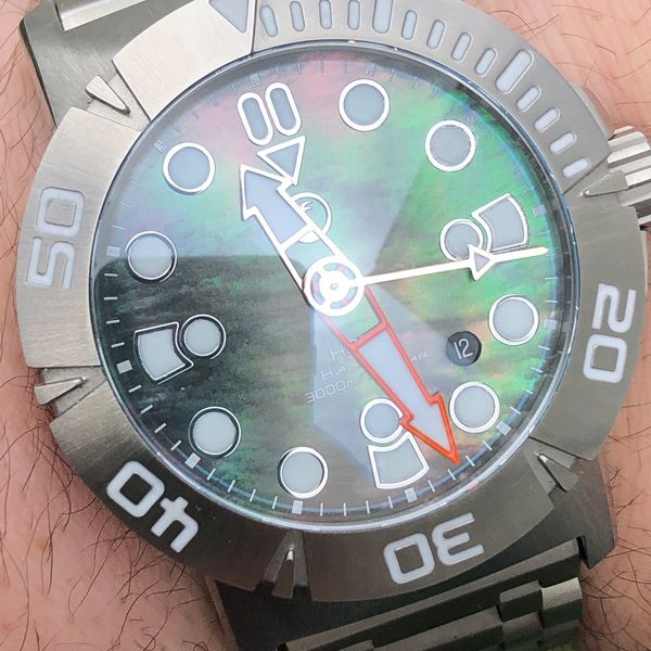 FSO: H2O KALMAR 2 3000 MOP DIAL V BEZEL FULL KIT MINT CHEAP ...
