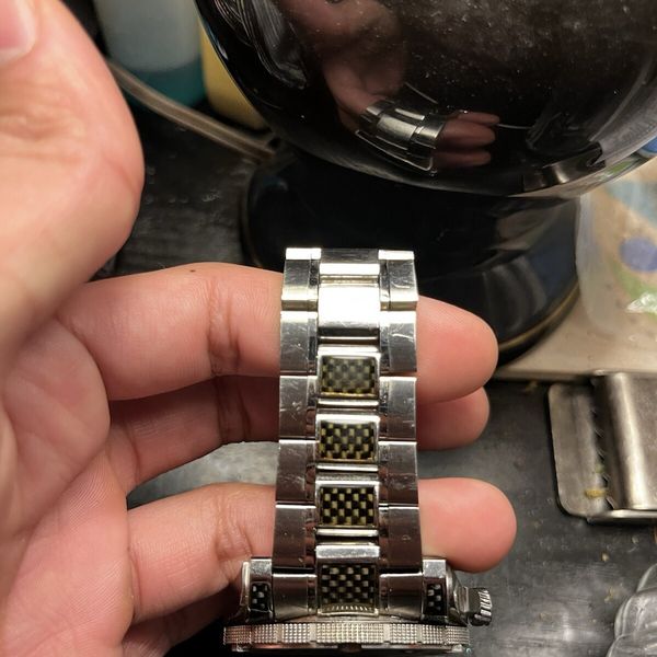 96B156 Bulova Men's Precisionist Champlain Black carbon fiber Watch ...