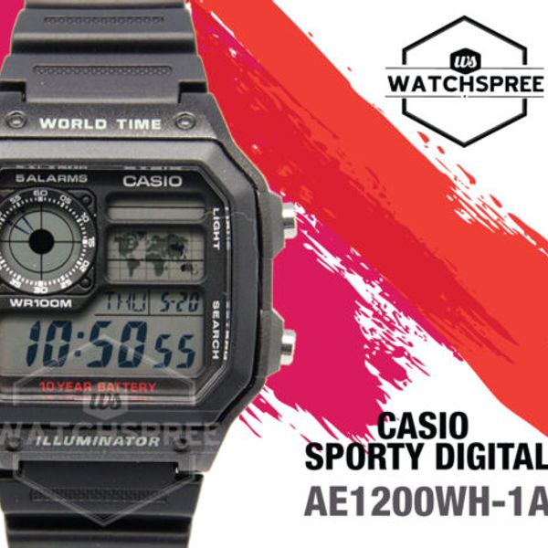 Casio Standard Digital Watch AE1200WH-1A | WatchCharts Marketplace