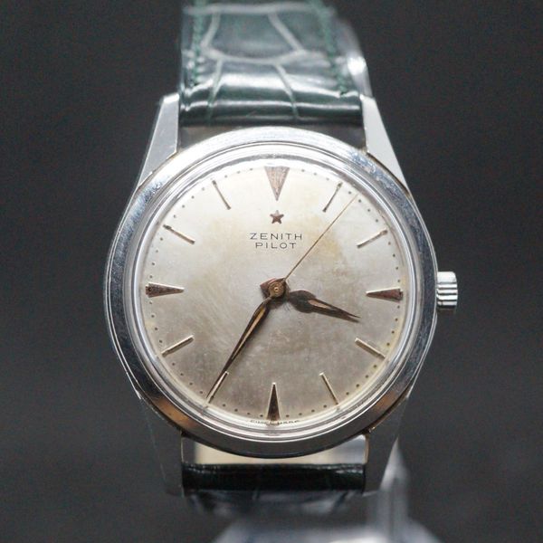 78# Vintage ZENITH Pilot, New Strap, Excellent Condition, REVISED ...