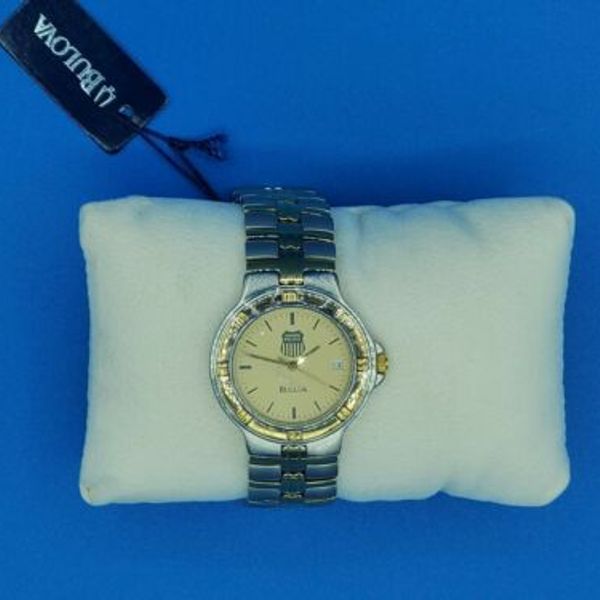 Bulova Wrist Watch. Union Pacific. 2 Tone Gold And Silve. Railroad ...