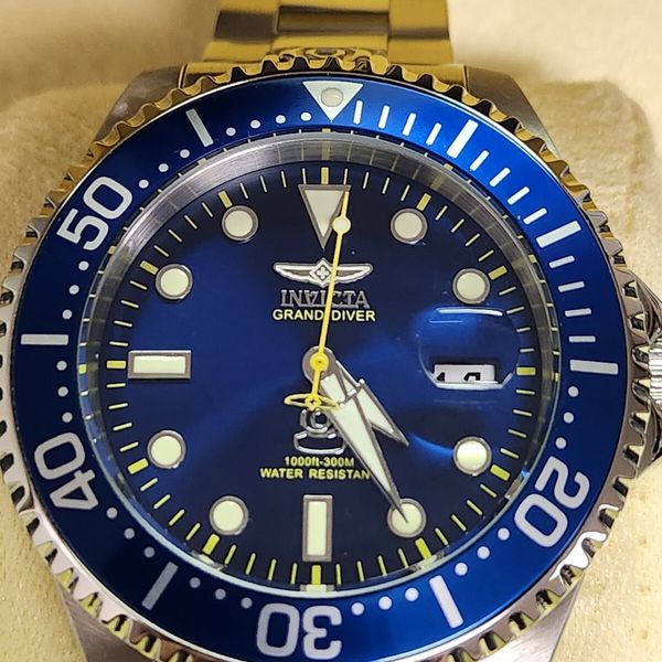 Invicta Pro Diver (Grand Diver) Model #27611, 47mm, 300M WR, Japanese ...