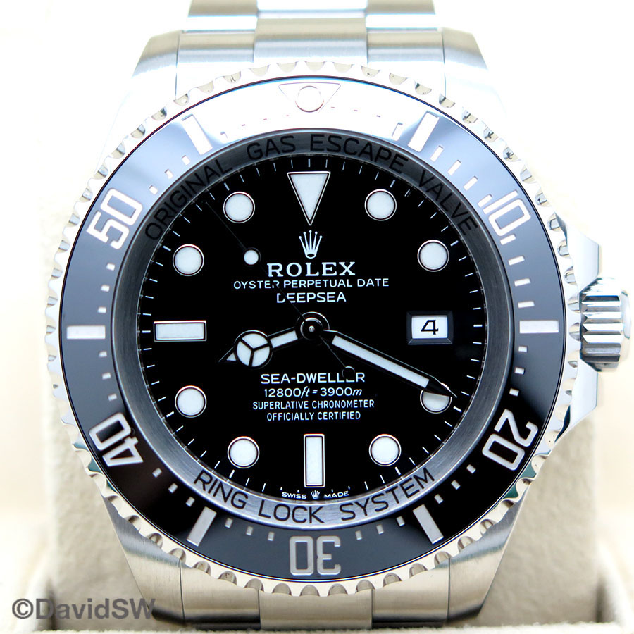 FS: Rolex 126660 SEADWELLER DEEPSEA-BLACK DIAL-STAINLESS STEEL ...