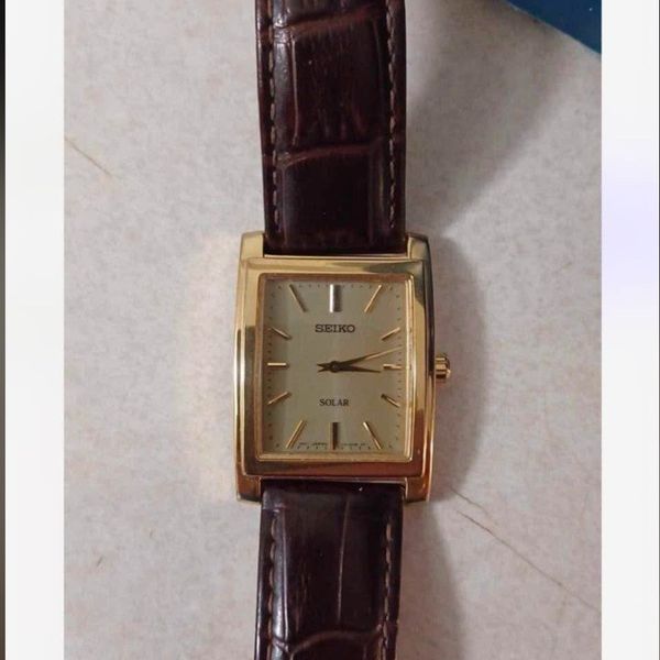 Seiko Solar Champagne Men's Watch - SUP896 | WatchCharts Marketplace
