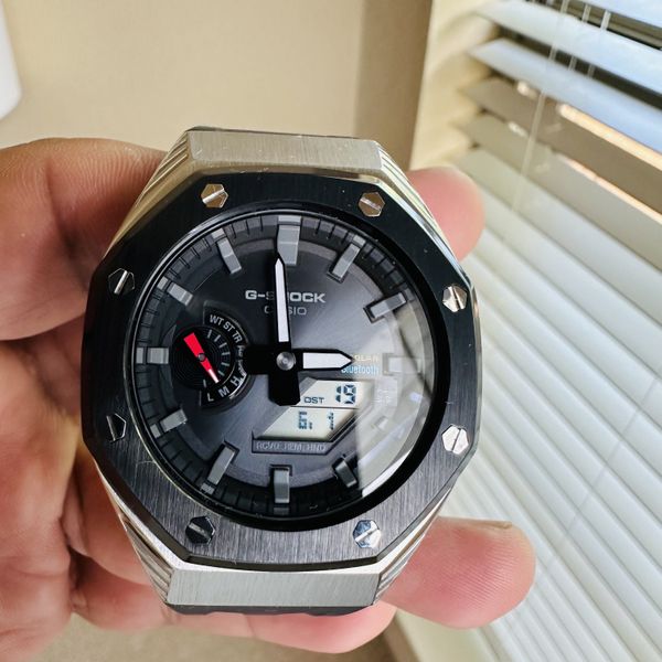 Solar Casioak Mod Casio G-Shock GAB2100 Mod (Includes OEM Parts ...