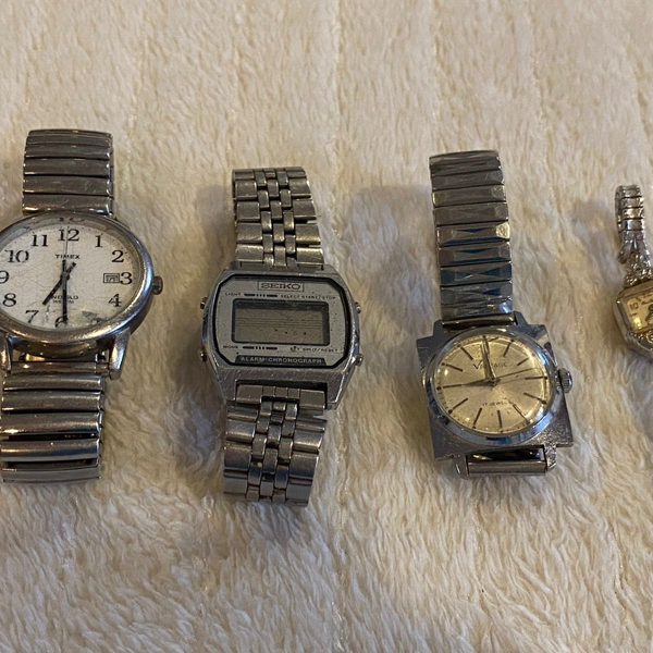 Vintage Seiko Digital A904-5199 A2 VANTAGE 17 JEWELS TIMEX WR 30M PAUL ...