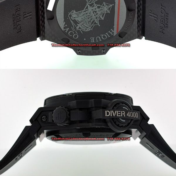 Hublot king power oceanographic 4000m all carbon 48mm limited edition ...