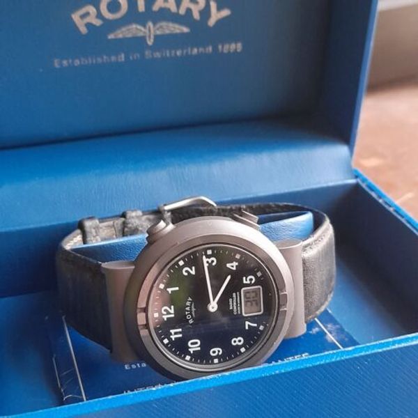 Never Seen Other! Boxed Rotary Radio Controlled Mens Watch Made In ...