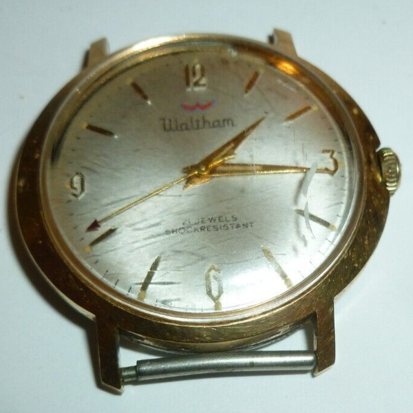 Vintage Waltham 17 Jewels Shock Resistant Waterproof Watch ...