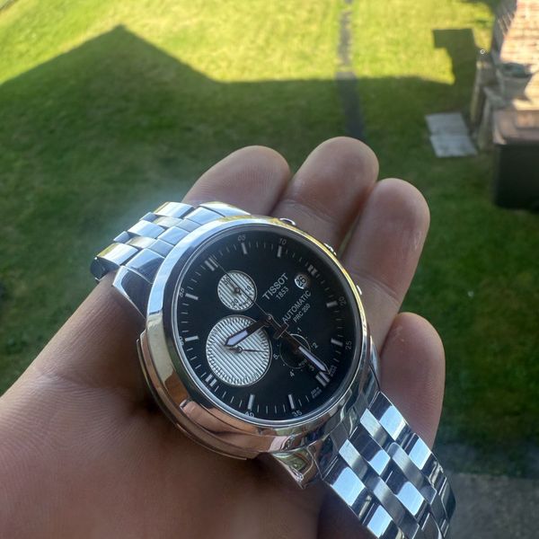 tissot prc 200 automatic chronograph swiss made mens watch ...