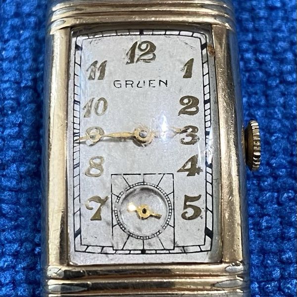Vintage Gruen Curvex Tank Watch Gold Filled Mechanical | WatchCharts ...