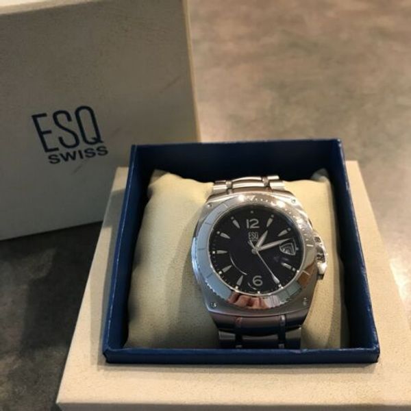 WORN ONCE! ESQ SWISS (By Movado) E5388 LUXURY MENS WATCH (40MM) IN ...