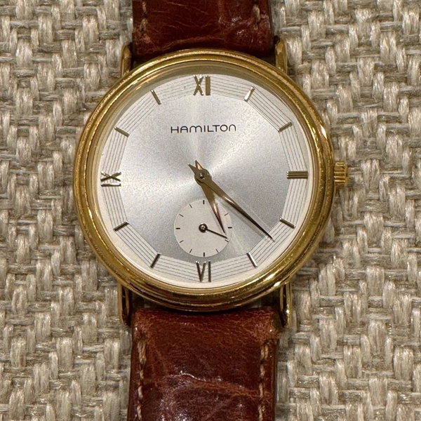 Hamilton 6210 Registered Edition Men's Quartz Watch | Brown Leather ...