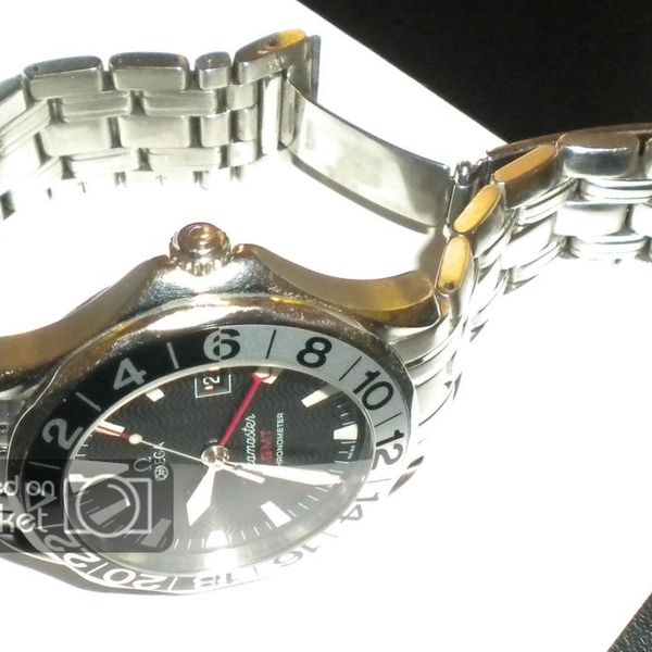 FS OMEGA 2534 GMT BLACK DIAL 50TH ANNIVERSARY CHRONOMETER SOLD ...