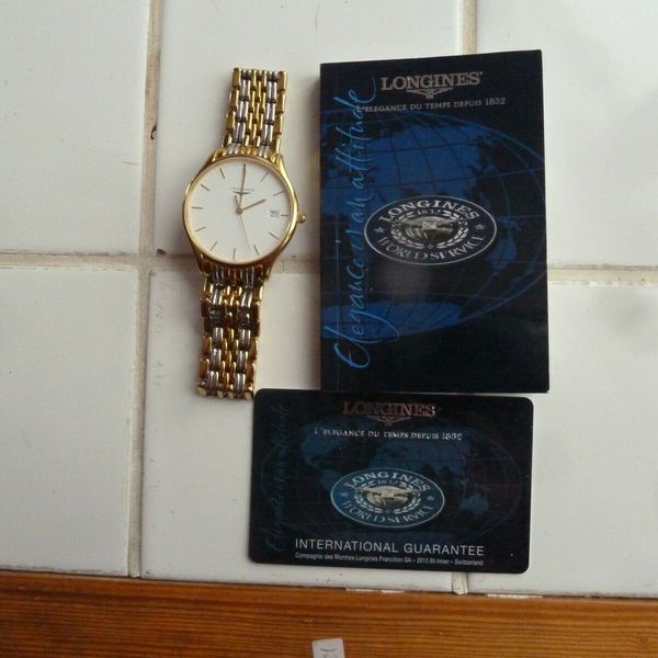 LONGINES Lyre, quartz, cal:L157 Two tones, slim line, swiss Watch ...