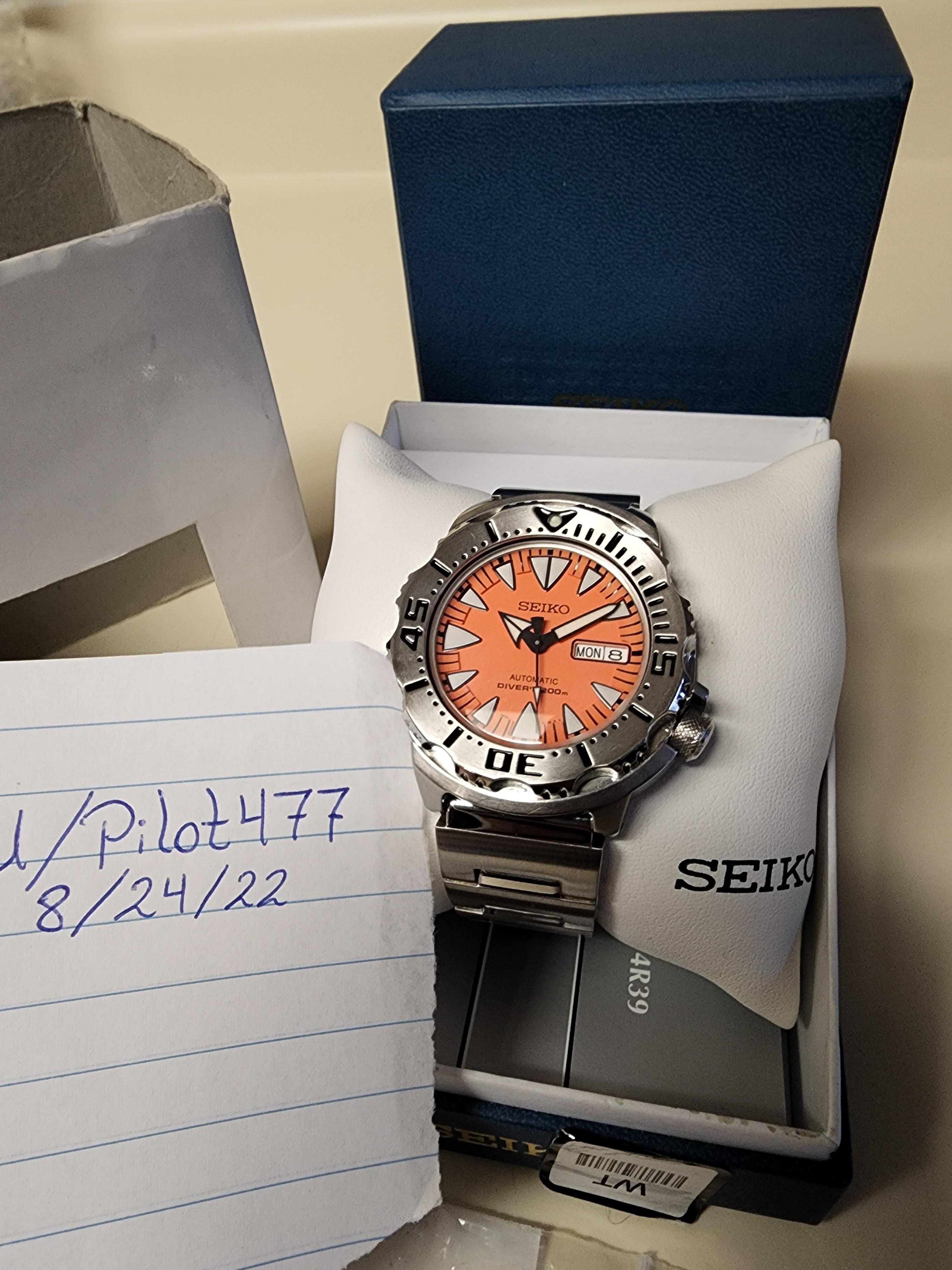 [WTS] Seiko Monster SRP309 | WatchCharts Marketplace
