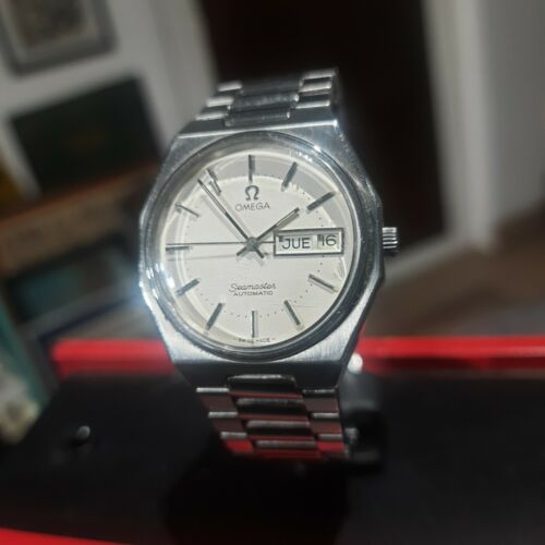 Vintage Omega Seamaster Octagonal Automatic Day Date 1660260 Stainless ...