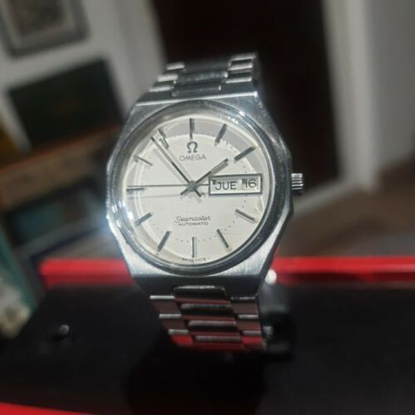Vintage Omega Seamaster Octagonal Automatic Day Date 1660260 Stainless ...