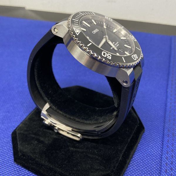 Oris Aquis 7730 Automatic Blue Dial Stainles Steel Men's Watch - 30 Bar ...