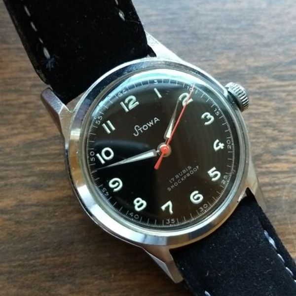 Vintage French Military Stowa Wristwatch. NOS Condition.ARMEE FRANCAISE ...