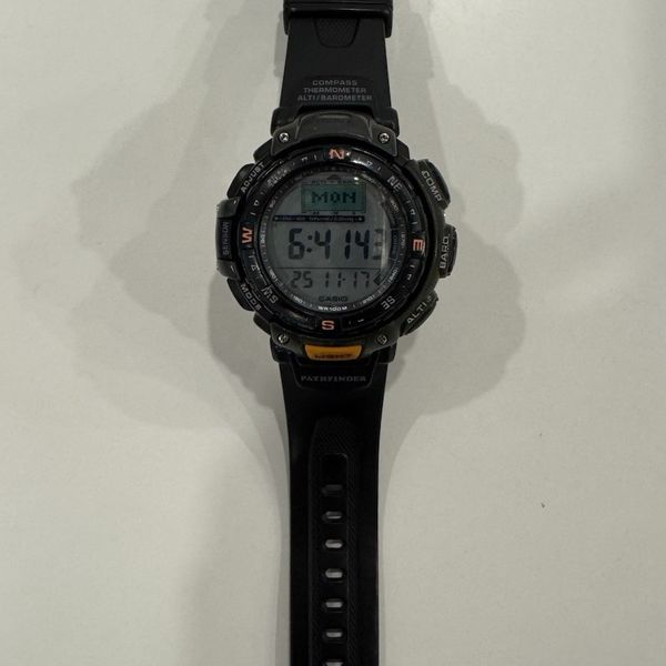 Vintage Casio Pathfinder PAG-40 Triple Sensor Brand New Batteries ...