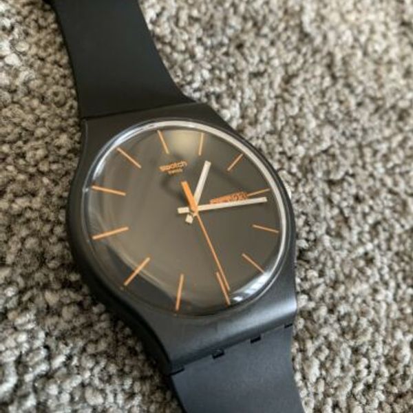 Swatch Dark Rebel SUOB 704 Gents Watch | WatchCharts