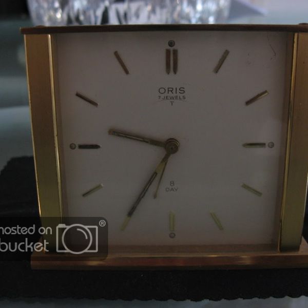 Vintage Oris 8-Day Alarm Clock | WatchCharts Marketplace