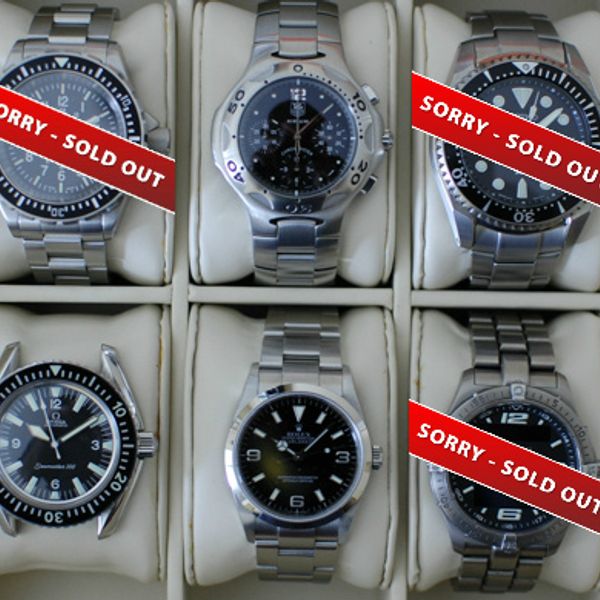 FS: Rolex Explorer 114270 / Omega (Watchco) SM300 / TAG Heuer Kirium ...