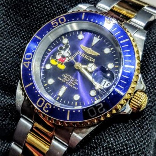 Invicta Limited Edition Disney Automatic Mickey Dial Automatic Mens ...